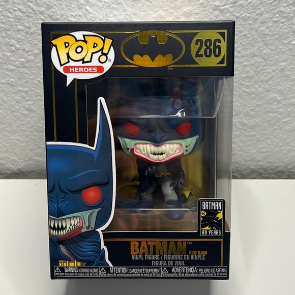 Funko | Toys | Pop Funko Batman Red Rain 286 | Poshmark